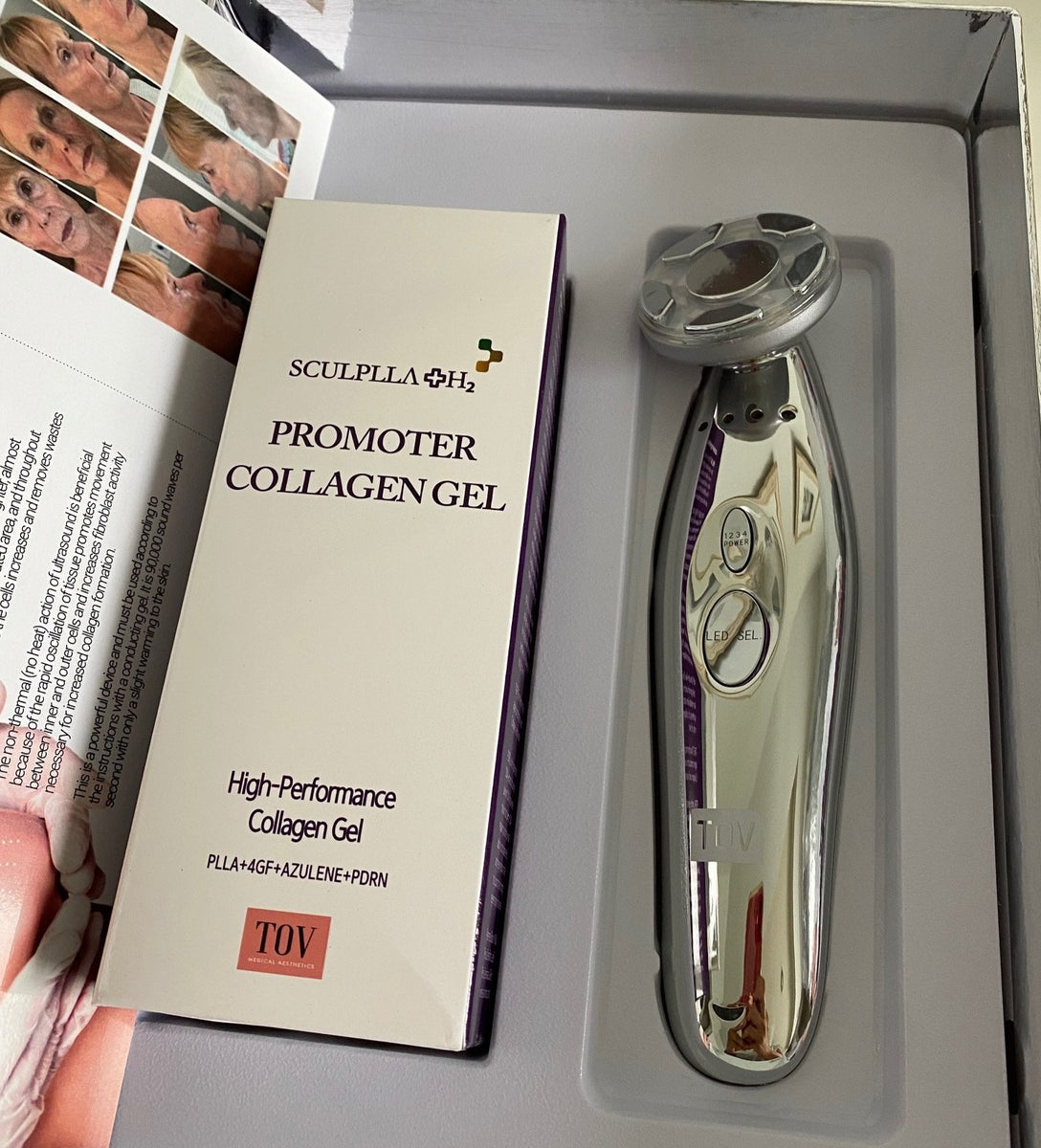 Time Master Pro LED with Promoter Collagen Gel and free Face Sonic ...