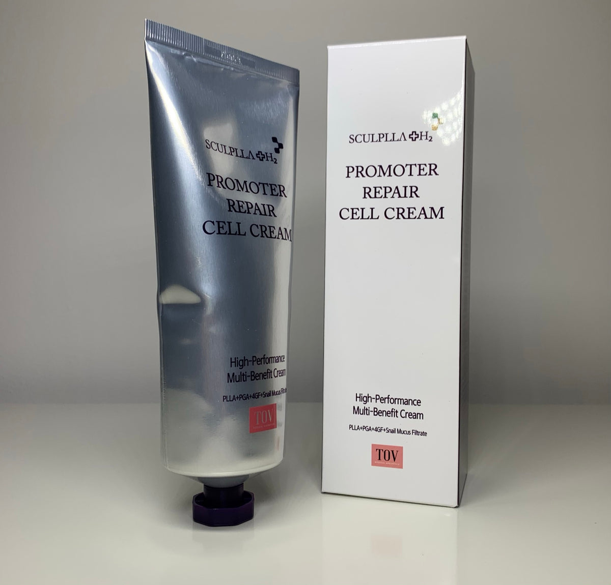 Sculplla +H2 Promoter Repair Cell Cream 200 ml with free face roller ...