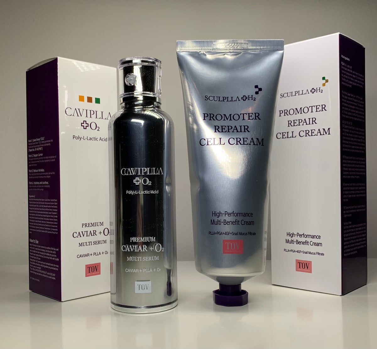 TOV Caviplla +O2 Caviar PLLA 4GF Volufiline 120 ml with Promoter Repair ...